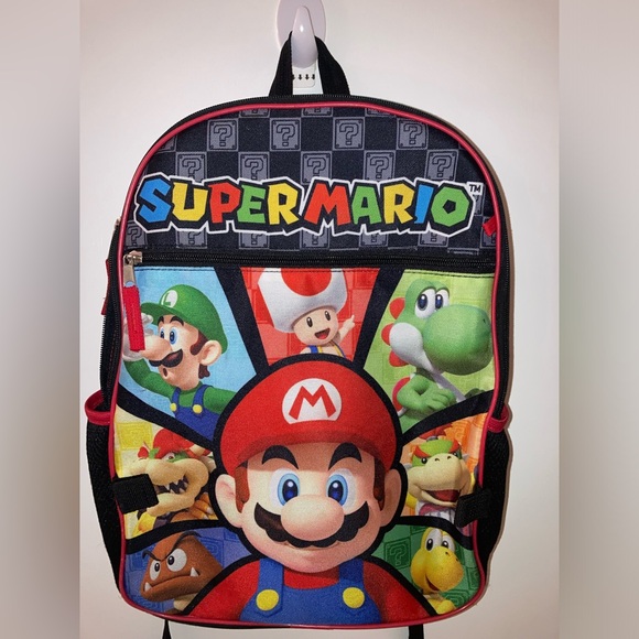 Accessories | Super Mario Kids Backpack | Poshmark